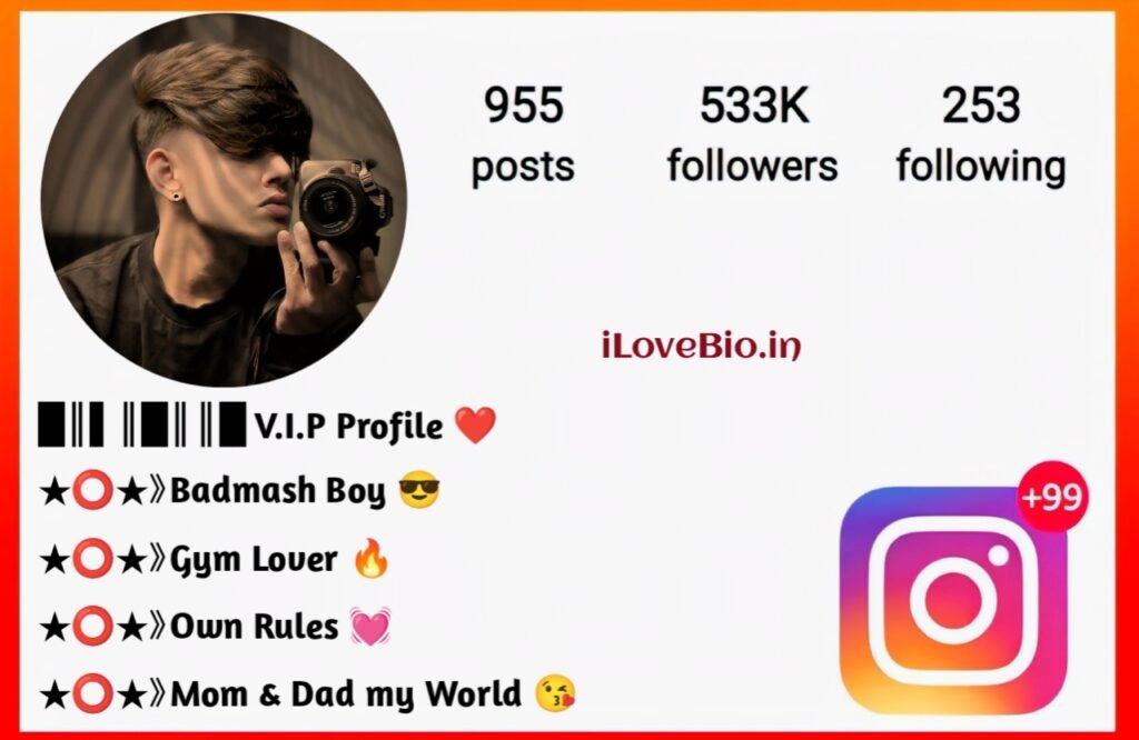 [1199+] Best Instagram Bio For Boys - Attitude Stylish & VIP Bio (2025)